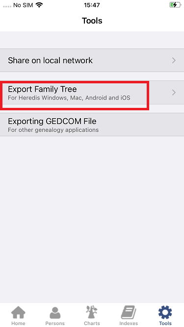 Convert your genealogy file from the Heredis 2023 mobile app to the ...