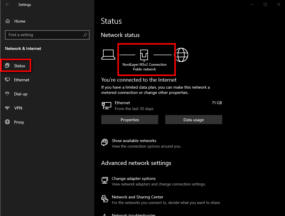 Identify the connected internet network (Windows 10) – Heredis Help Center