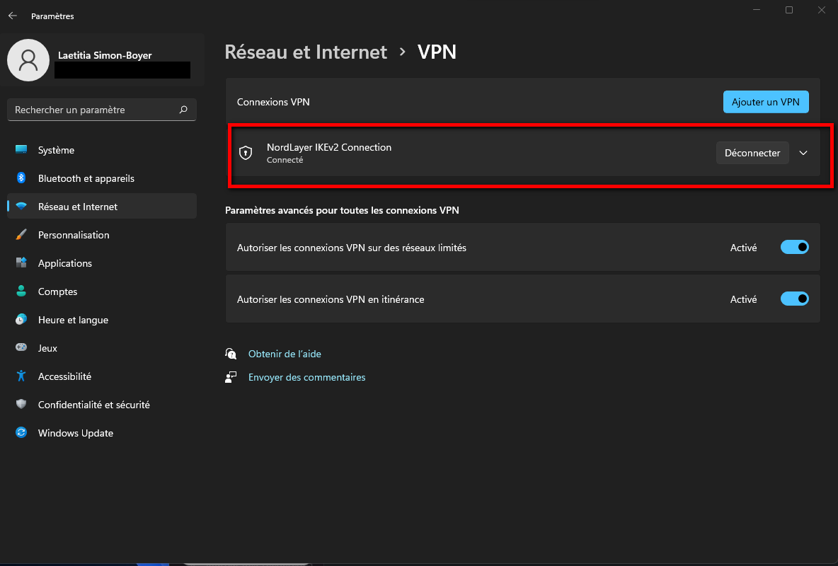Identify and disable a VPN (Windows 11) – Heredis Help Center
