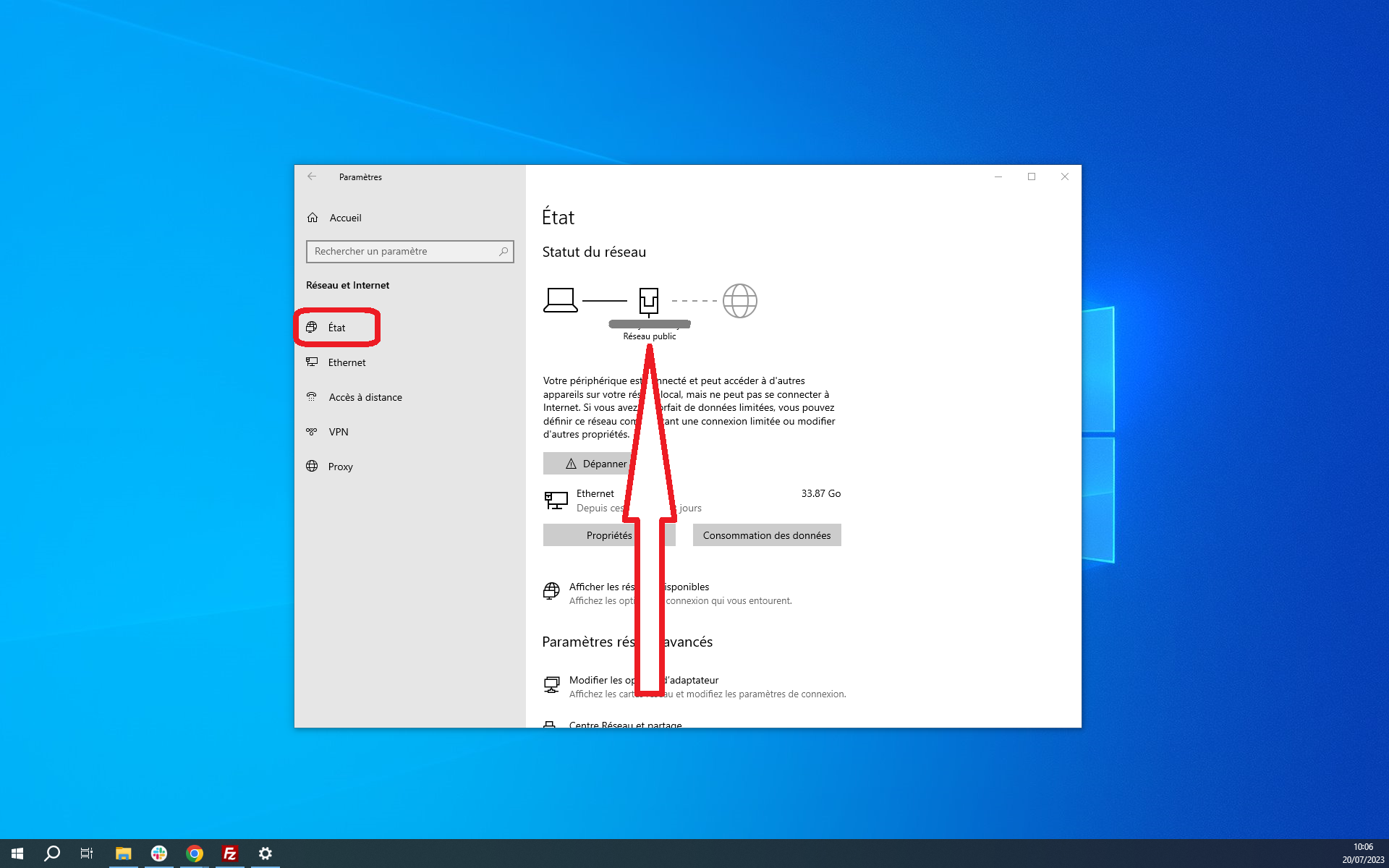 Identifier le réseau internet connecté (Windows 10) – Centre d'aide Heredis